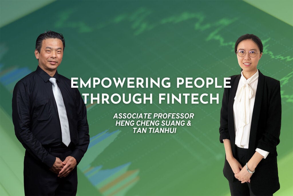 Empowering people through Fintech - NUS Computing