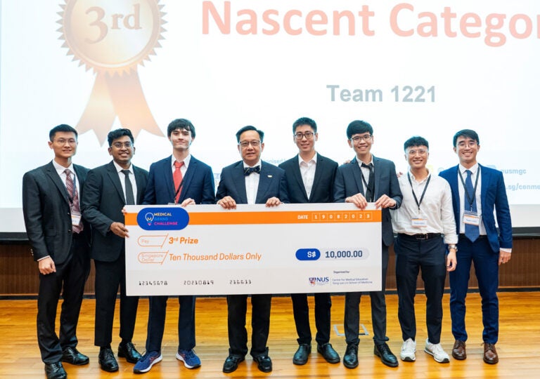 NUS Computing students and collaborators secure Third Prize at the ...