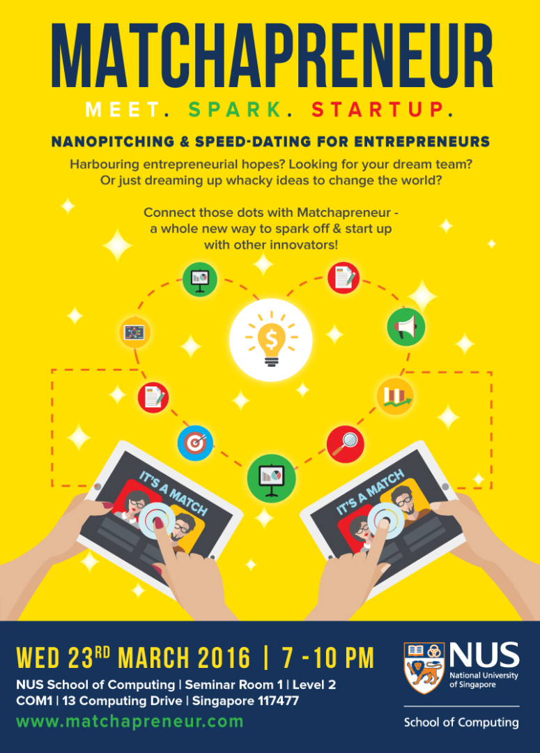 Matchapreneur - NUS Computing