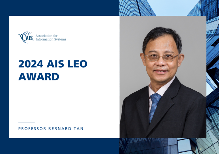 Professor Bernard Tan Receives 2024 AIS LEO Award - NUS Computing