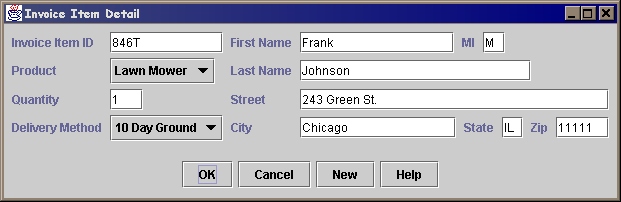 Java Swing Layout Managers Decoration Examples