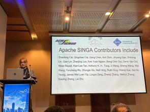 APACHE SINGA -- 2024 SIGMOD Systems Award – DB System News