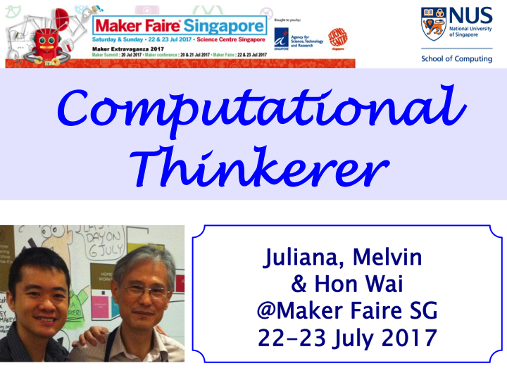 Fall-2019: GET1031 Computational Thinking (GE [Thinking & Comm. Pillar ...