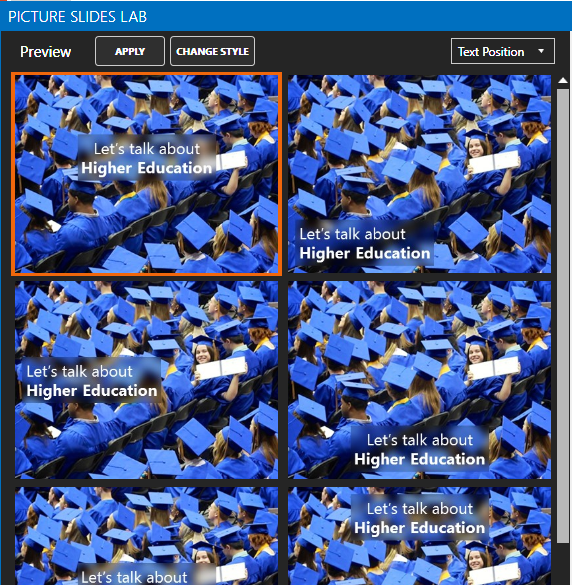 Picture Slides Lab User Guide - PowerPointLabs