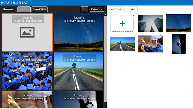 Picture Slides Lab User Guide - PowerPointLabs
