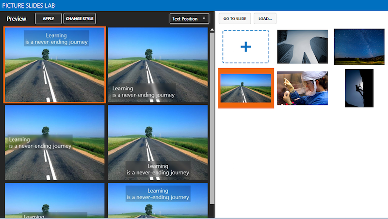 Picture Slides Lab User Guide - PowerPointLabs