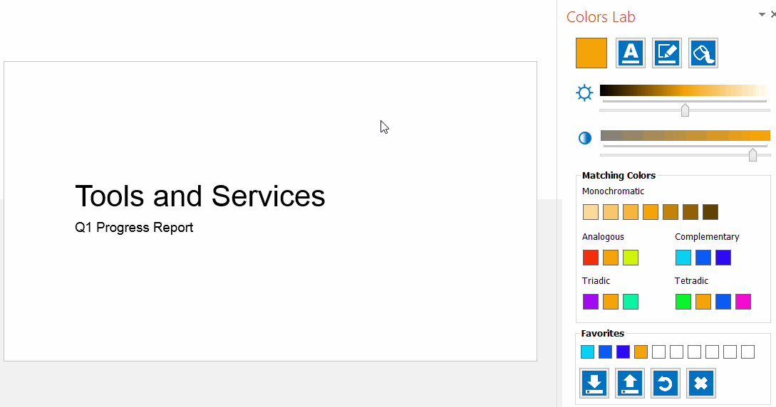 Colors Lab User Guide - PowerPointLabs